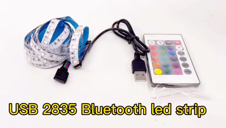 Bluetooth 1m/2m/3m/4m/5m USB TV Led Strip Lights RGB Tape Fexible ...