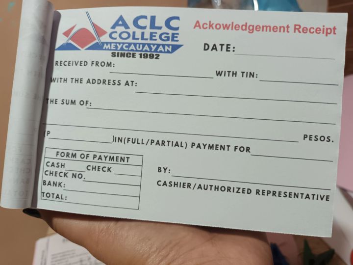 ACKOWLEDGEMENT RECEIPT | Lazada PH