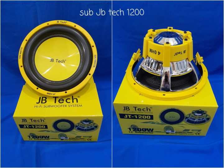 Subwoofer JB Tech-1200 Watt Double Coil 12 Inch | Lazada Indonesia