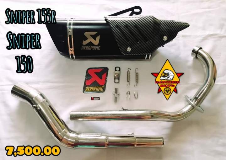 YAMAHA SNIPER 155/155R AKRA M1 FULL EXHAUST SYSTEM | Lazada PH