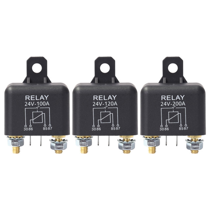 24V 100A/120A/200A Starting Relay 2.4W Heavy Current Start Relay ...