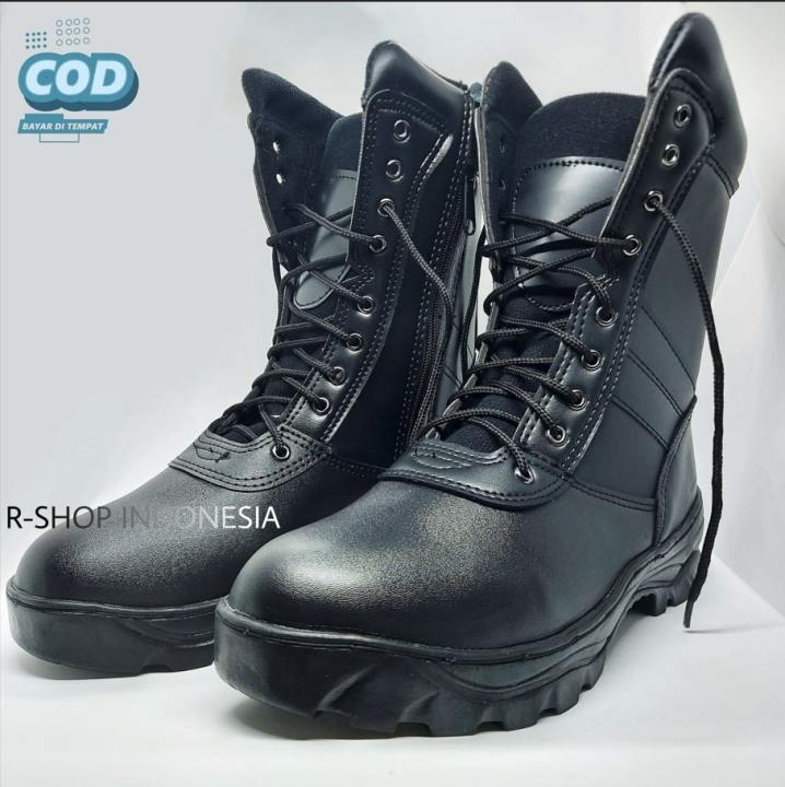 TERBARU !!! Sepatu PDL TNI Polri Tentara Polisi Safety Pria Boots ...
