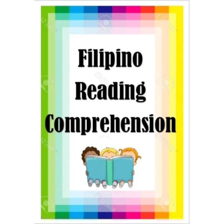 Filipino Reading Comprehension (30 pages) free bookbind | Lazada PH