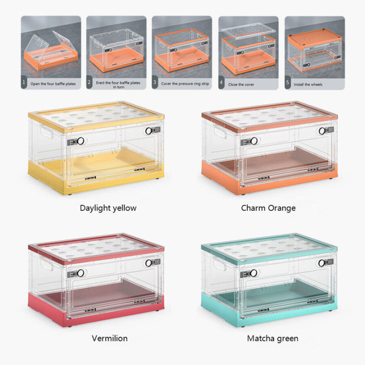 Foldable Storage Box Multipurpose Large Capacity Organizer Container ...