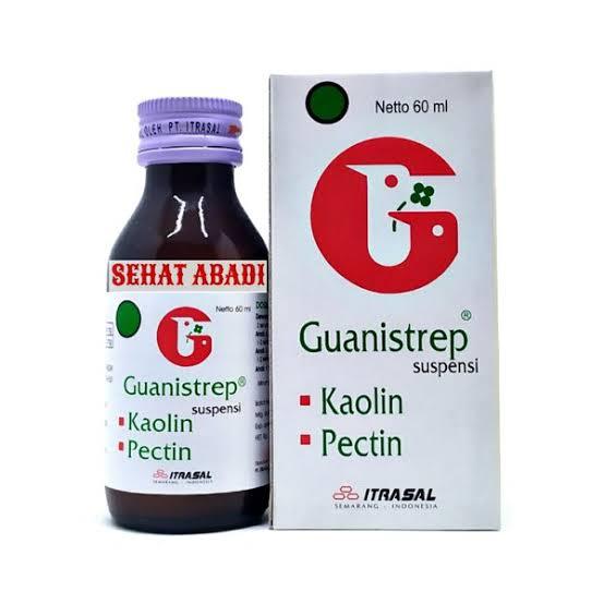 GUANISTREP SUSPENSI kaolin pectin untuk diare anak | Lazada Indonesia