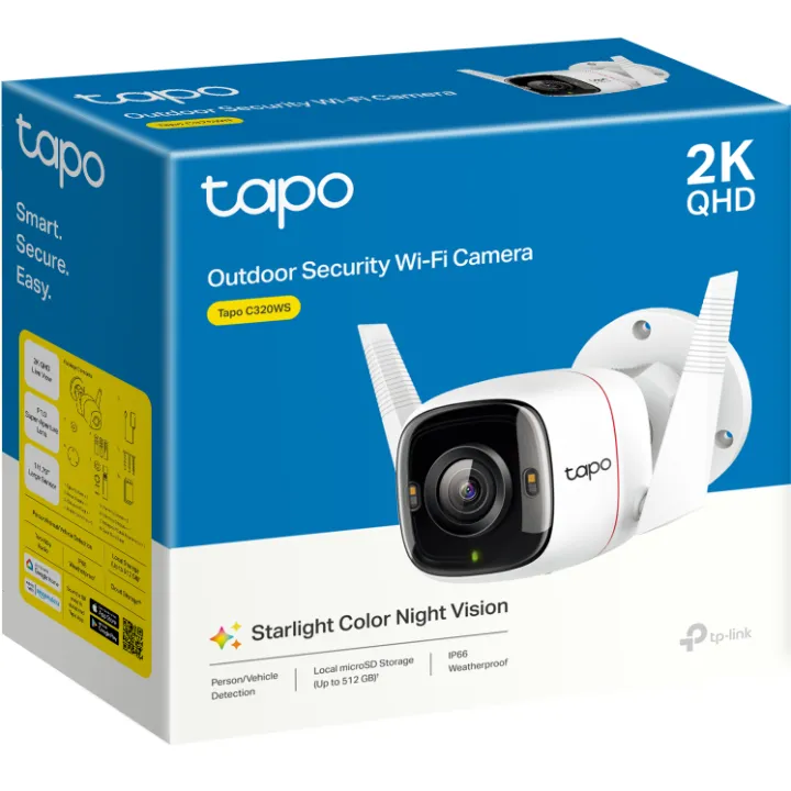 TP-Link Outdoor Security WiFi High Definition Night Vision Network ...