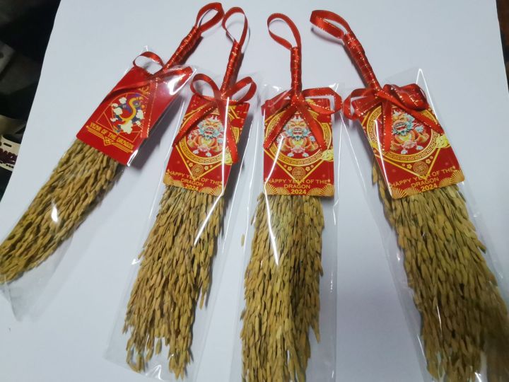 PROSPERITY RICE YEAR OF THE DRAGON PALAY LUCKY CHARM DOOR HANG | Lazada PH