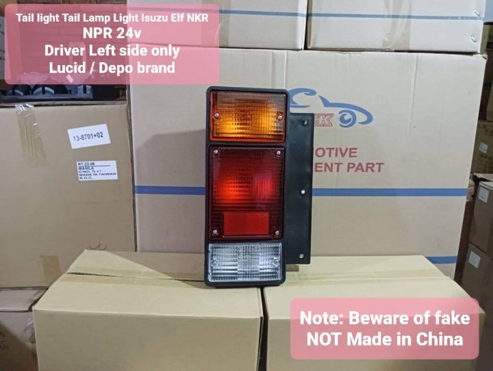Tail light Tail Lamp Light Isuzu Elf NKR NPR 24v Driver Left side only ...
