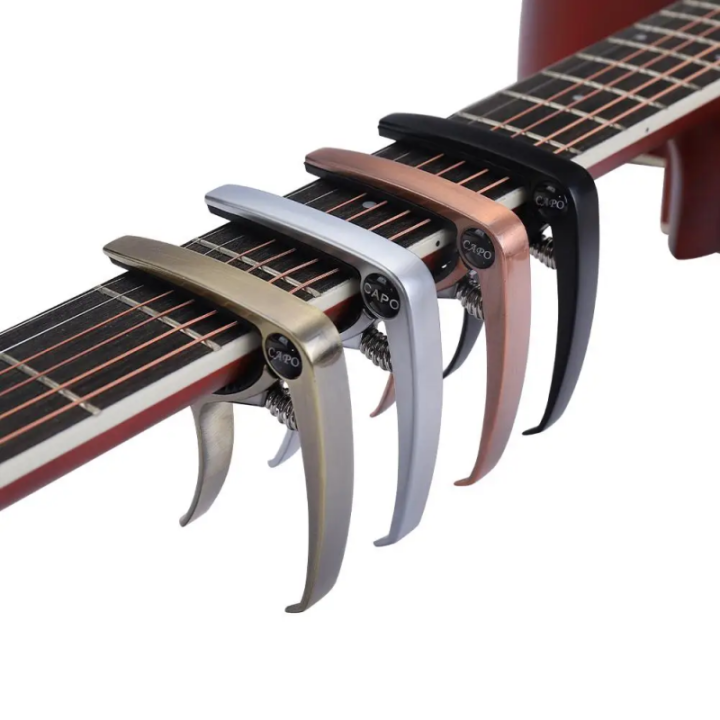 KAWES Guitar Capo Aluminium Alloy Metal Wooden Capo For Acoustic Guitar ...