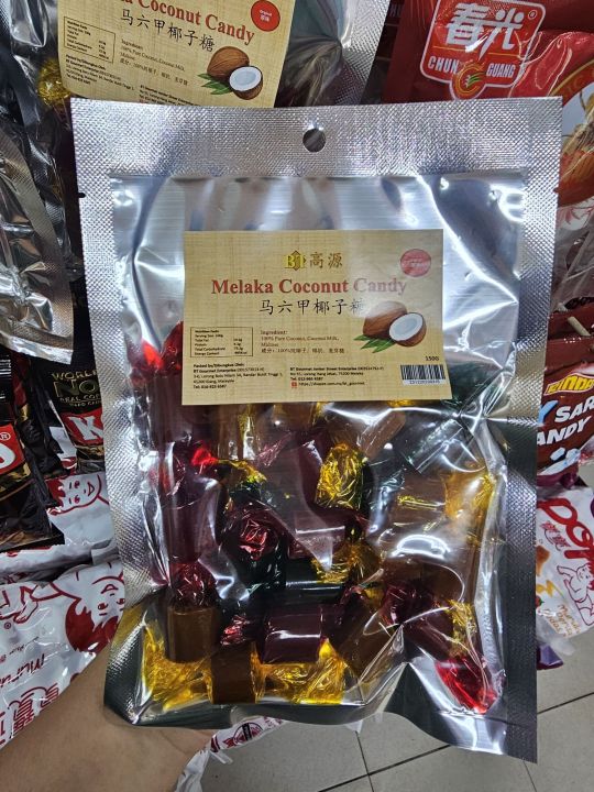 MADAM YAP Pure Natural Handmade Coconut Candy Gula Melaka/Coconut ...