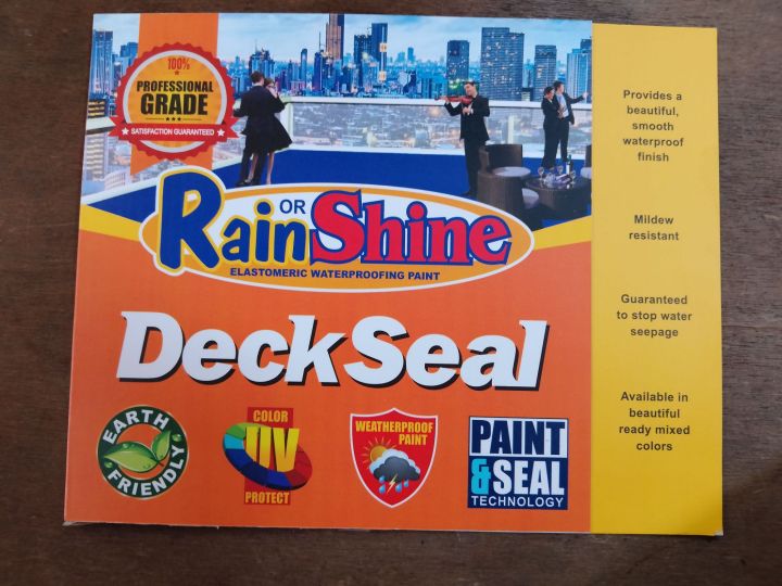 RAIN OR SHINE DECK SEAL COLOR CHART COMPLETE GUIDE ELASTOMERIC ...