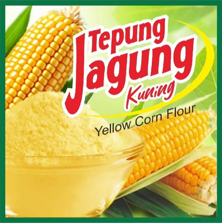 tepung jagung/tepung jagung kuning/yellow corn flour/tepung kue/jagung murni. | Lazada Indonesia