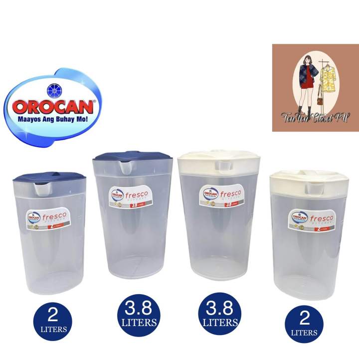Orocan Fresco Pitcher in 2L and 3.8L Plastic Pitcher | Lazada PH