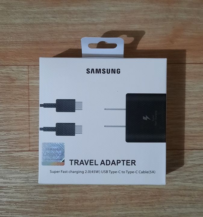 Original Samsung Charger 45W USB Type C to Type C With Cable High ...