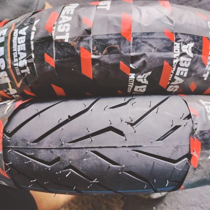 Original Beast Motorcycle Tubeless Aerox Tire size 14 | Lazada PH