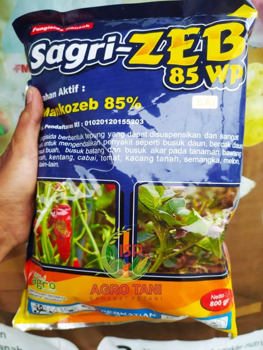 Fungisida Sagri-ZEB Biru 85wp 800gram sagrizeb | Lazada Indonesia