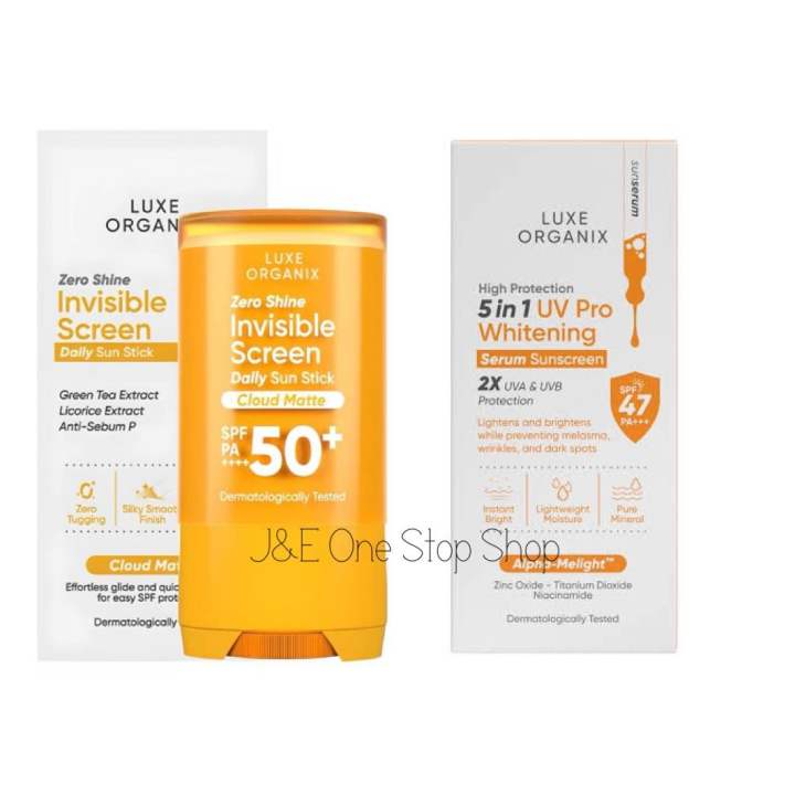 Luxe Organix High Protection 5in1 UV Pro Whitening Serum Sunscreen SPF ...