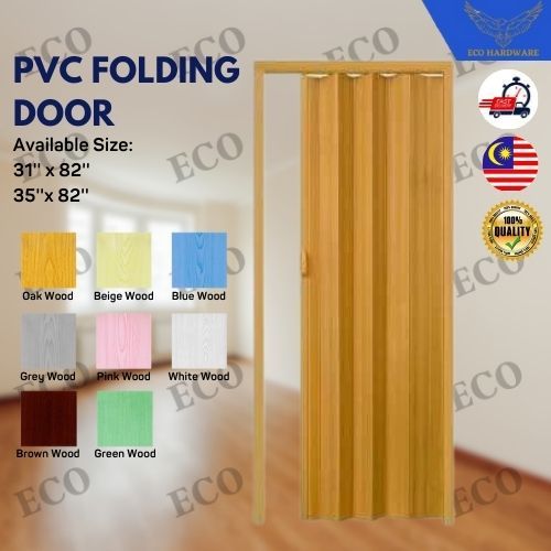 Happyhome66 High Quality PVC Folding Door/Pintu Lipat/Pintu Toilet ...