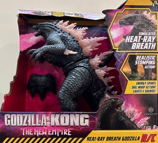 Jada Godzilla x Kong: The New Empire - Heat Ray Breath Godzilla R/C ...