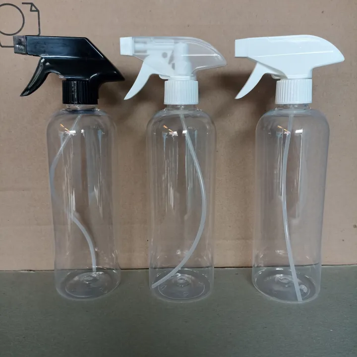 botol spray 500 ml bening model tinggi botol kispray isi ulang | Lazada ...