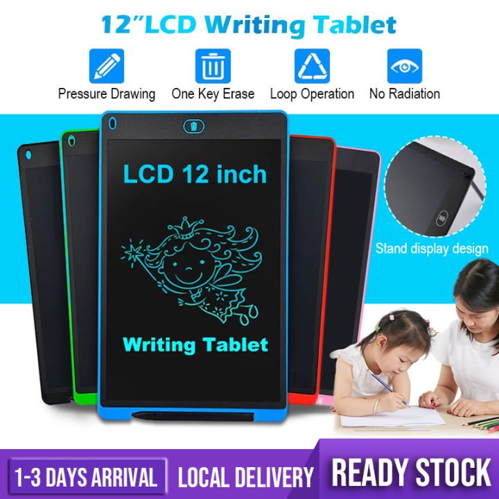 12 inch Graphics Drawing Tablet LCD Writing Tablet With Pen Drawing ...