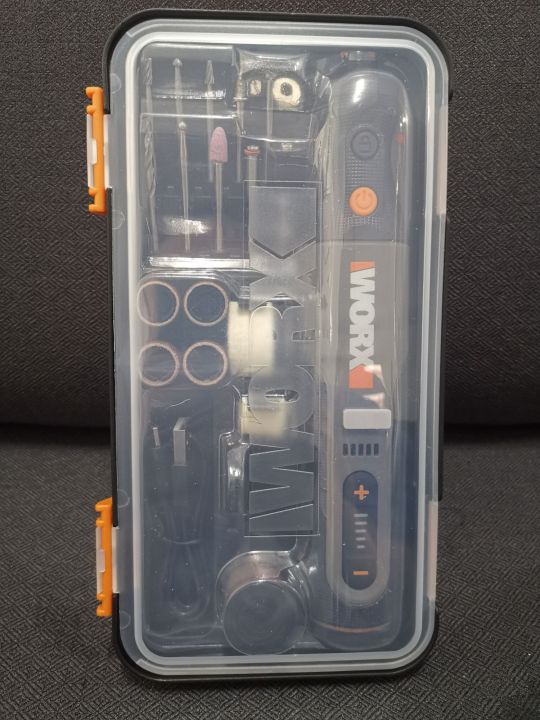 เครื่องเจียรไฟฟ้าไร้สาย WORX WX106 พร้อมหัวเจียร | Lazada.co.th