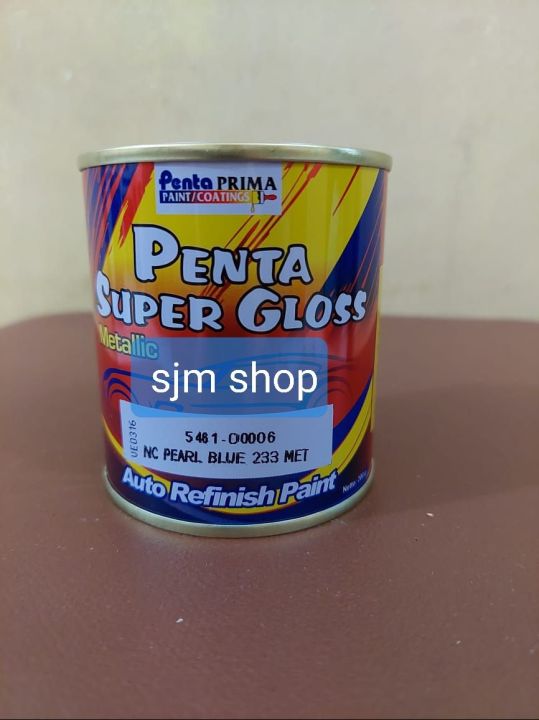 cat penta metallic pearl blue /biru lembayung 200gram | Lazada Indonesia