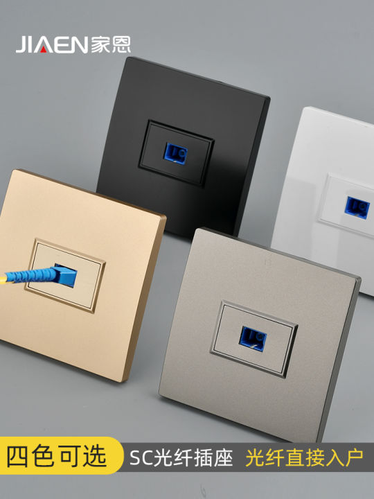 Jiaen 86-Type Concealed One-Two-Three-Bit Single-Double-Port Optical ...