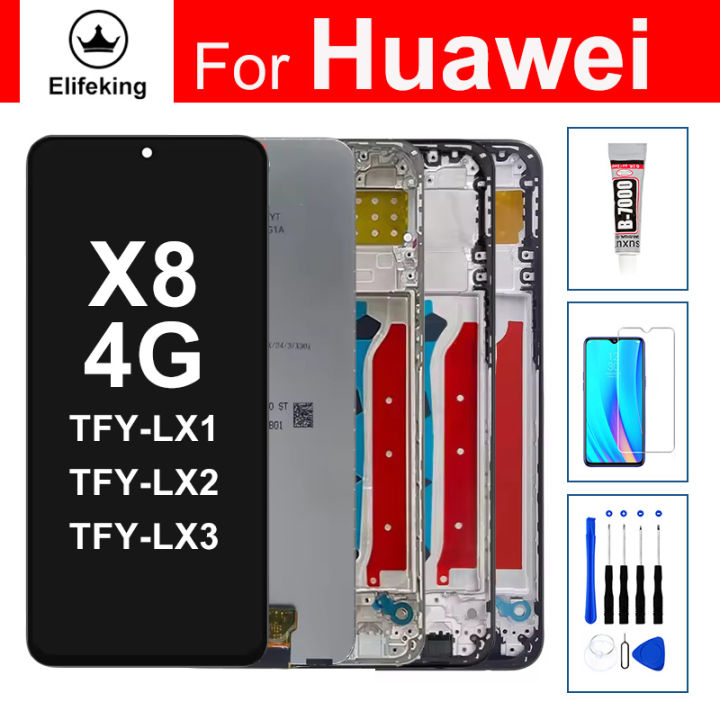 6.8'' LCD For Huawei Honor X8 4G TFY-LX1 TFY-LX2 TFY-LX3 Display Touch ...