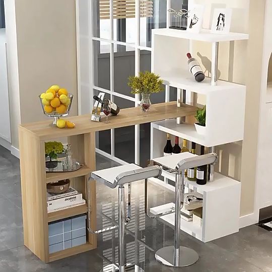 Bar table Rotating 360 Swivel Bar Counter Table coffee table Dining ...