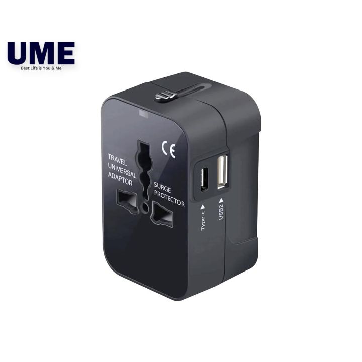 Portable Universal Power Travel Adapter Converter All in One Wall ...