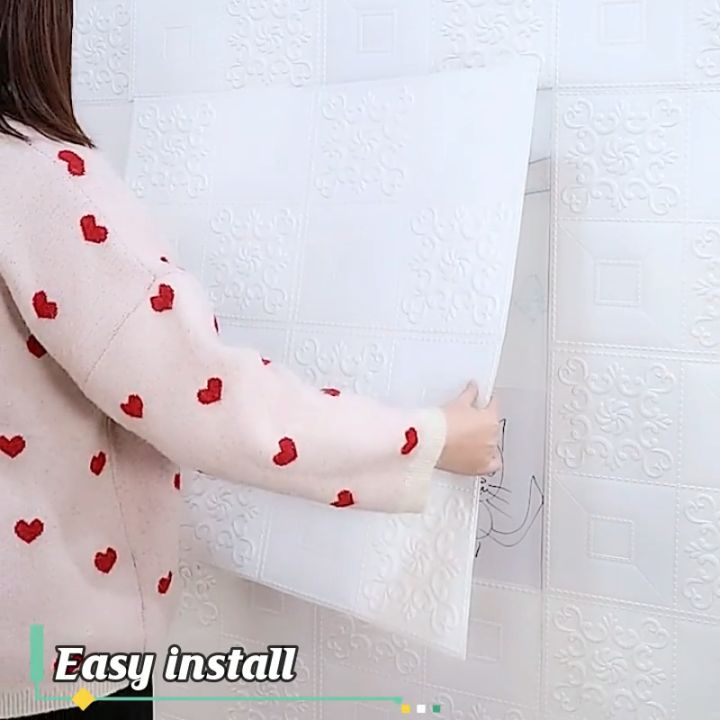 ceiling wallpaper 3D 35CMx35CM 1PC PE foam Roof decoration wall sticker ...