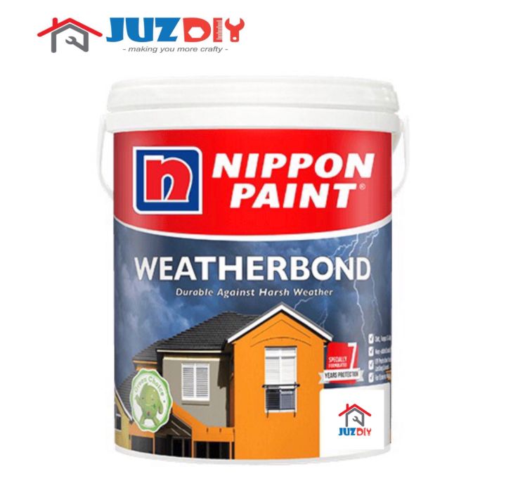 Original Nippon Weatherbond 18L White 145 & 1001 Brilliant White | Lazada