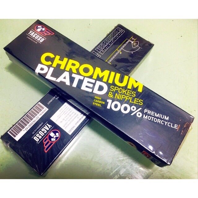 Spokes yaguso chrome plated 9g | Lazada PH