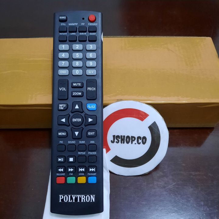 REMOTE/REMOT TV LCD LED POLYTRON 81I191 MIRIP ORIGINAL KW MURAH ...