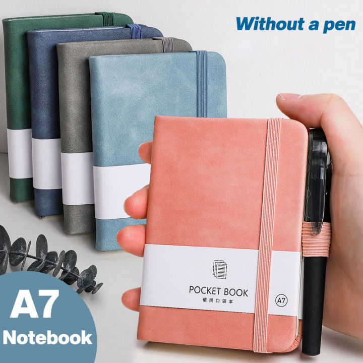 Hami 200 Pages A7 Mini Notebook Portable Ultra-Thick Diary Hand Book ...