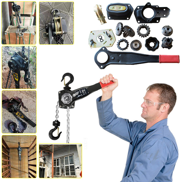 IRONBOX Lever Block 3Ton/2Ton x 3m Manual Chain Hoist Hand Operated ...