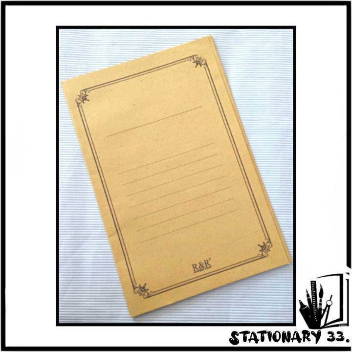 5 Pcs Map Kertas Ukuran Folio / Stop Map Murah Biasa R&R Warna Kuning ...