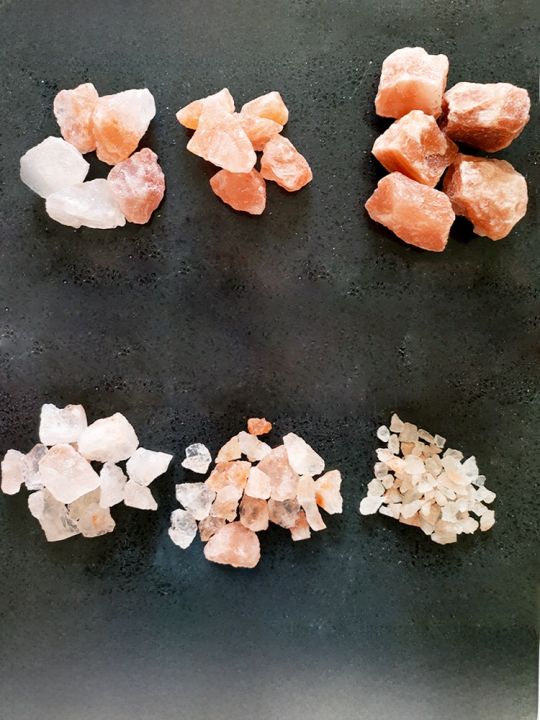 Pure Natural Himalayan Rose Salt Rock DIY Salt Lamp Powder Salt Block ...