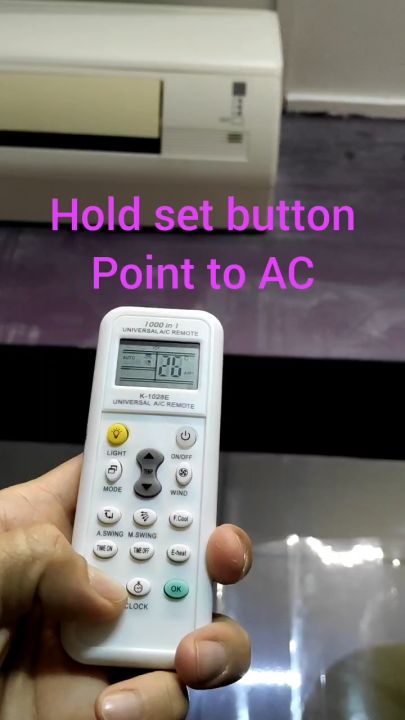 Universal Aircond Remote Control 1000 in 1 Air Conditioner Remote K ...