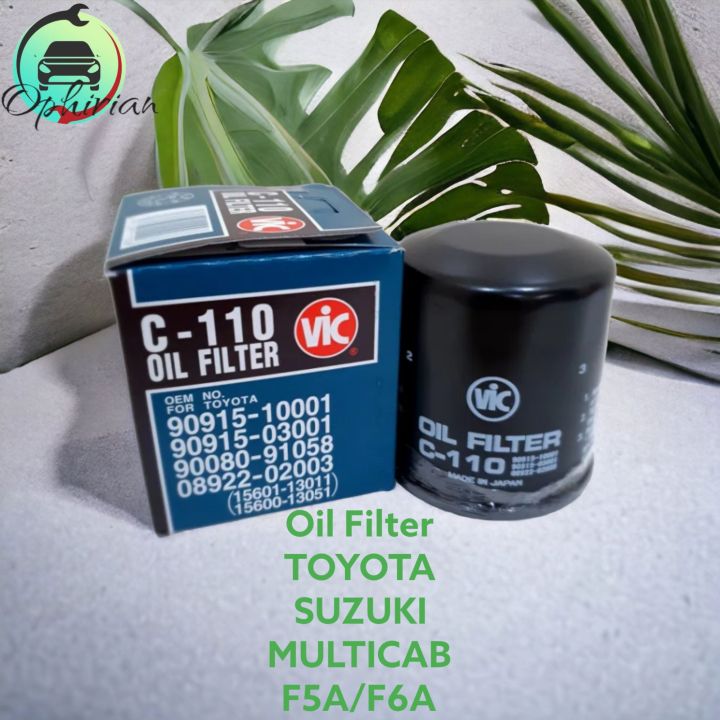 Vic C-110 Oil filter for Toyota,suzuki multicab | Lazada PH