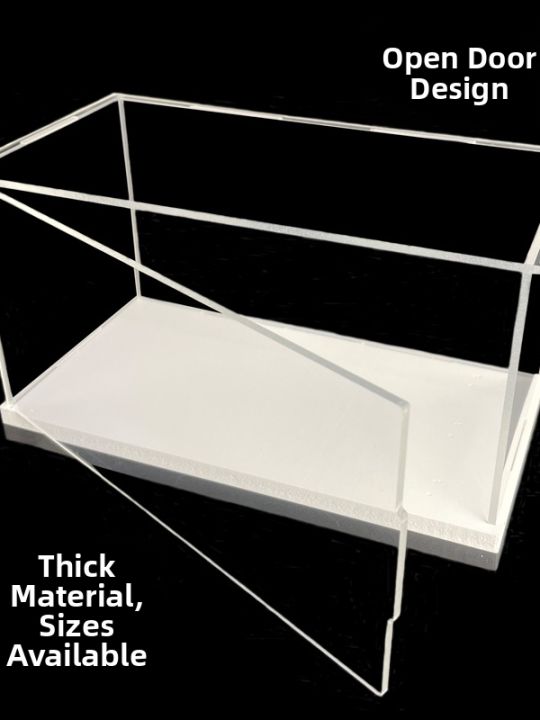 Thickened High Transparent Display Box Dust Cover for Racing Car Model ...