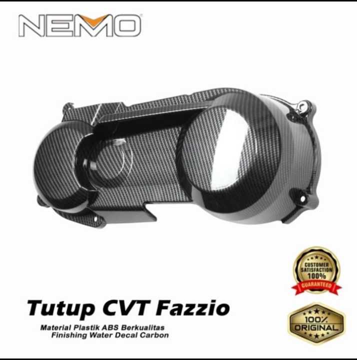 tutup cvt Yamaha fazzio carbon cover cvt Yamaha fazzio carbon | Lazada ...