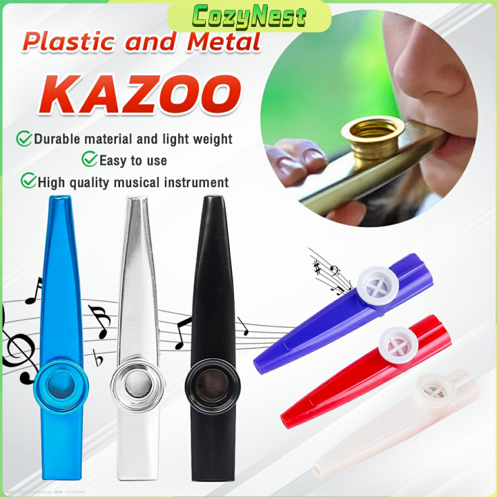 C.N. Plastic and Metal Kazoo Portable Flute For Beginner Instrument ...