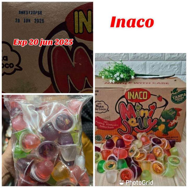 Inaco Jelly kemasan 1kg/ +-60pcs exp 2025 | Lazada Indonesia