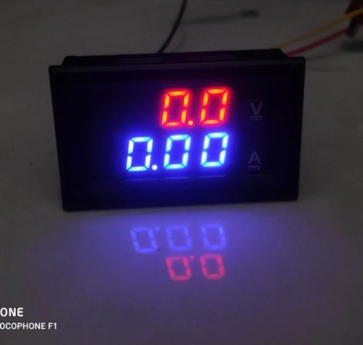 Combo Amperemeter Voltmeter Digital 0 - 100V 10A Dual Voltmeter ...