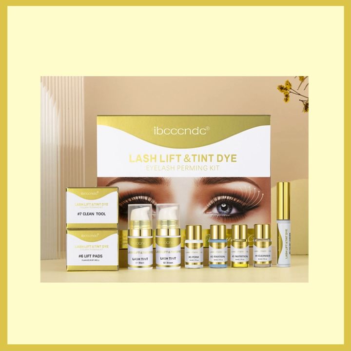 IBCCCNDC Lash Lift Set with Tint Eyelash Lift & Tint Dye 2-in-1 Kit ...
