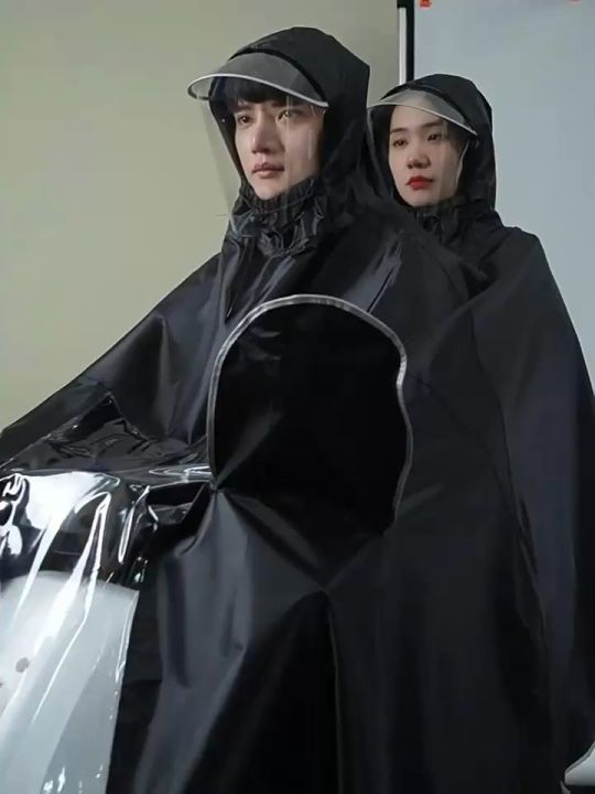 Jas Hujan Dewasa Tebal Jumbo Anti Tembus Air pria wanita Ponco Tunggal Mantel Hujan Jas Hujan ...