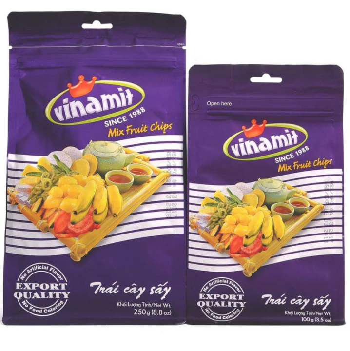 Vinamit Dried mixed Fruit Chips 100g | Lazada Singapore