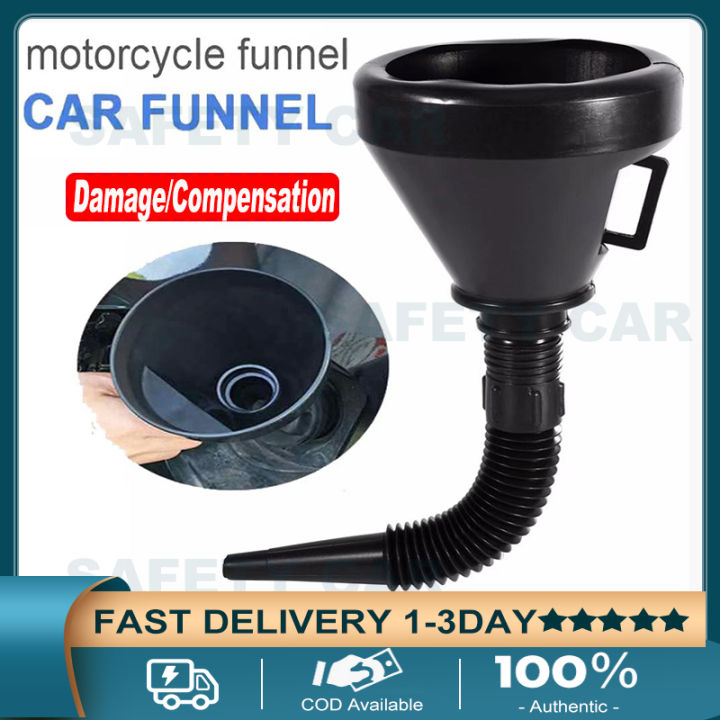 [Ready Stock] Universal 2 in 1 Plastic Funnel For Change Oil Car ...